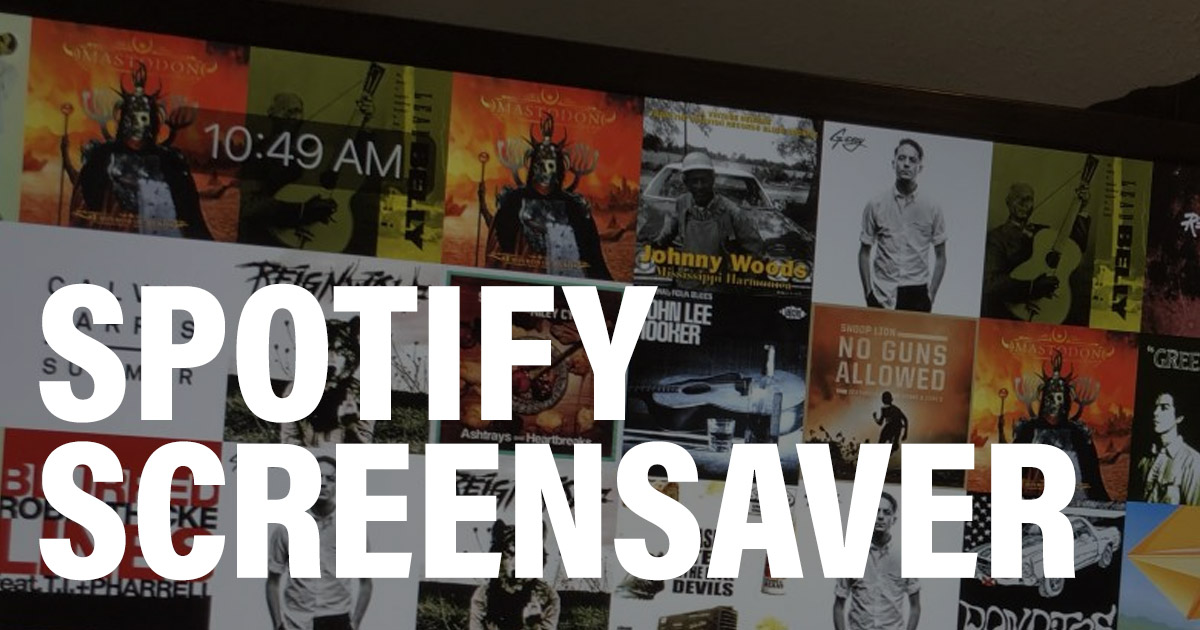 Spotify Mac Screensaver - Abstract Explosion